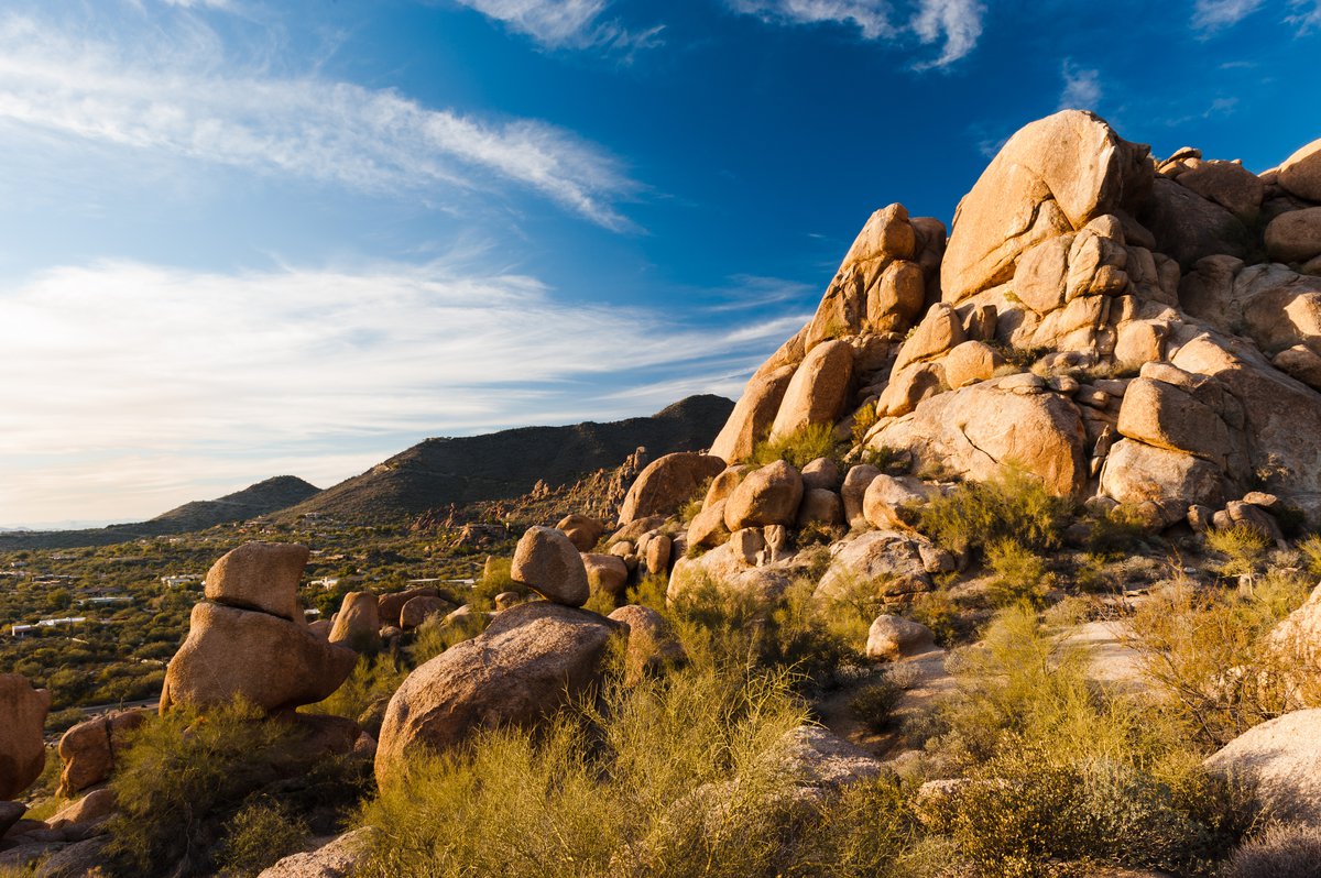 Hiking the Boulders, Arizona